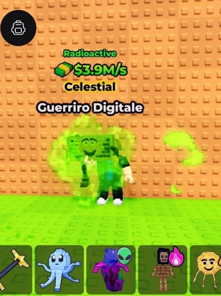 Guerrio Digitele | Radioactive | 3.9M/s | 1 LVL в Kick a Lucky Block ...