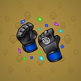 UFC Strike #6146 NFT UFC 25 Blue (4%) Satin Gold (1.5%) Jones (2.5% ...